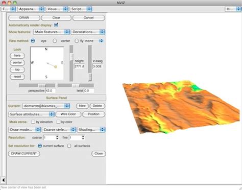 Getting Custom Colormap Onto D NVIZ In QGIS GRASS Geographic Information Systems Stack Exchange