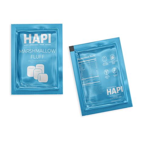 [single Serve Packet] Hapi Marshmallow Fluff Protein With Mini Marshm