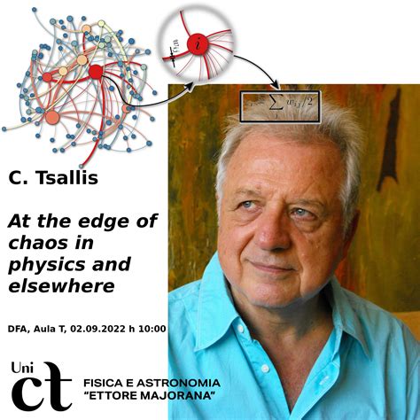 At The Edge Of Chaos In Physics And Elsewhere Dipartimento Di Fisica E Astronomia Ettore
