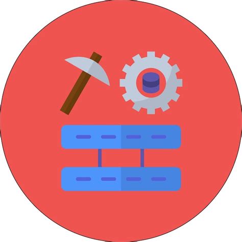 Premium Vector Data Mining Flat Illustration