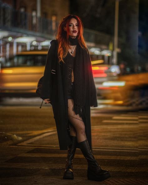 Luanna Alternative Halloween Concert Outerwear Punk Concert Outfit