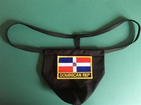 New Mens Dominican Republic Country Flag String Thong Male Underwear Etsy