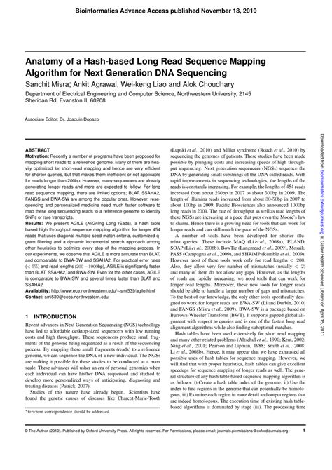 pdf anatomy of a hash based long read sequence mapping algorithm for
