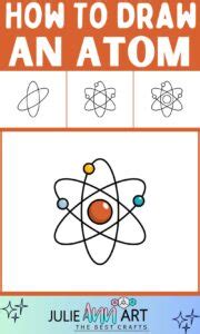 Easy Atom Drawing Ideas With Step By Step Guides