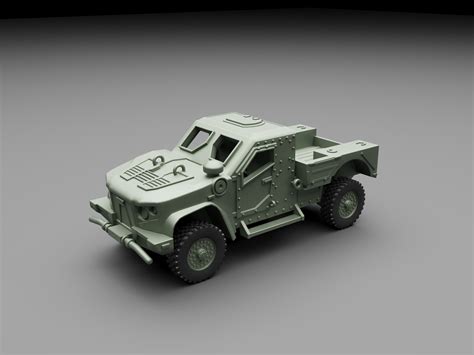 Artstation Jltv Utility Truck 3d Model Project