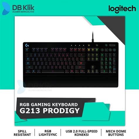 Jual Logitech G213 Prodigy Rgb Gaming Keyboard Indonesia Shopee Indonesia
