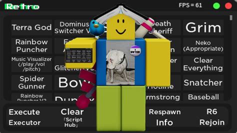 Roblox Script Retro Hub Youtube