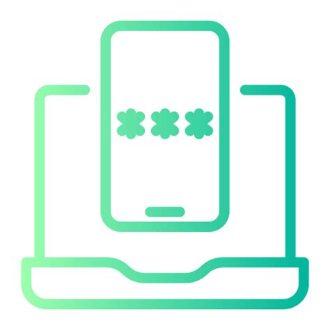 Two Factor Authentication Generic Gradient Outline Icon