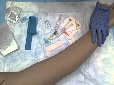 Phlebotomy With Butterfly Needle On A Mannequin Instructional YouTube