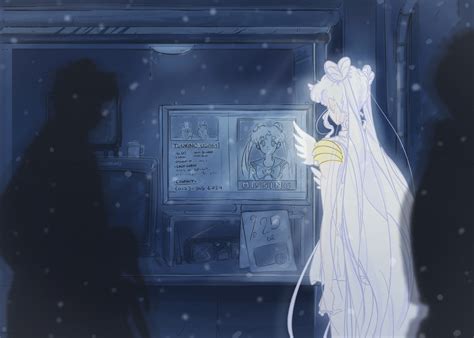 Tsukino Usagi And Sailor Cosmos Bishoujo Senshi Sailor Moon And More Drawn By Mercuri Ff