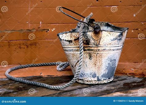 Old Rusty Bucket Stock Photo Image Of Boat Rusty Wood 1106014