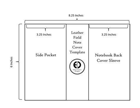 Leather Field Notes Cover Template — Ethan Carter Designs