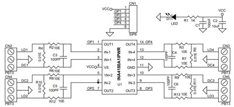 Channel Current Sense Amplifier Low And High Side Voltage Output Electronics Lab Com