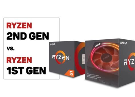 Ryzen Nd Gen Vs Ryzen St Gen Improvements From The New Gen
