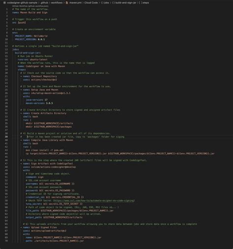 Cloud Code Signing Integration With Github Actions Ssl