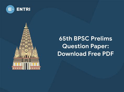 Th BPSC Prelims Question Paper Download Free PDF Entri Blog