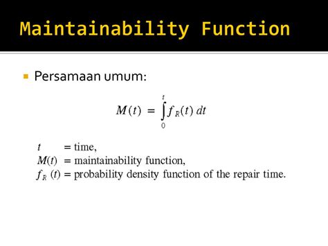Ppt Maintainability Powerpoint Presentation Free Download Id2698105