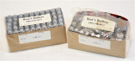 4 9 Kg Lead Cast Reloading Bullets 45 70 Caliber 405 Grain 458 Diameter Landsborough Auctions