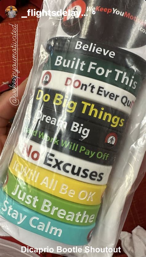 No Excuses Inspirational Bracelet Wristband White