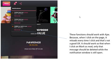 Notification Addon Mark As Read With Ajax Wpdiscuz User Notifications Gvectors Team Forum