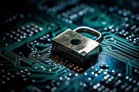 The Internet Data Privacy Information Security Concep Generative Ai Stock Illustration