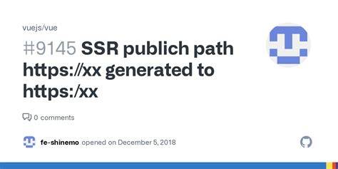 Ssr Publich Path Xx Generated To Xx · Issue 9145