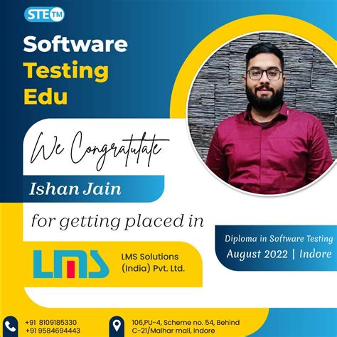 Software Testing Edu Ste Techsystem On Linkedin Ste Softwaretestingedu Placement Job