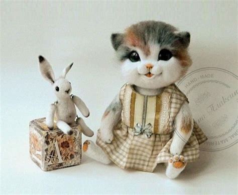 Asya Thу Kitty Kitty Of Wool By Irina Plaksina Tedsby