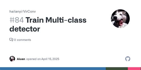 Train Multi Class Detector Issue Hailanyi Virconv Github