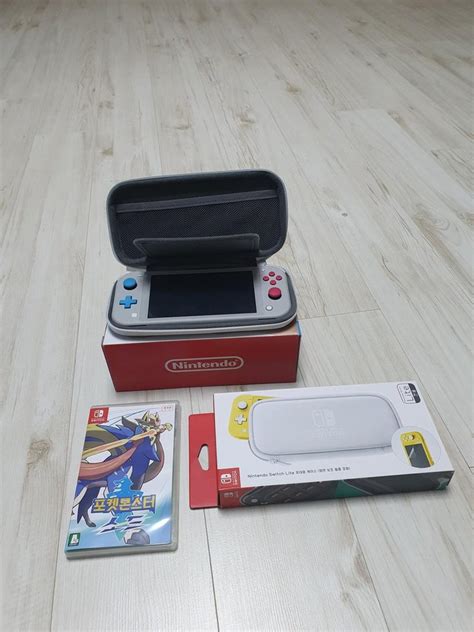 닌텐도 스위치 라이트 자마젠타 포켓몬 에디션 포켓 세컨웨어 헬로마켓