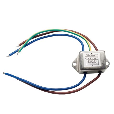 Iec Power Inlet Module C14 Emi Filter Screw Mounted 2 Fuses With Green Illuminated Rocker Switch