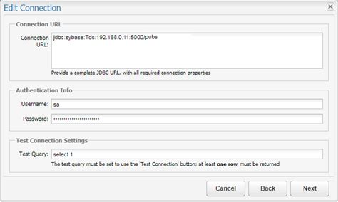 Connecting Querysurge To Sap Ase With The Jconnect Jdbc Driver Customer Support
