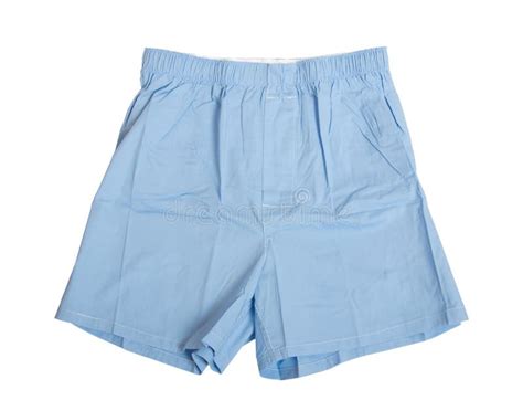La Biancheria Intima Blu Delluomo Isolata Immagine Stock Immagine Di