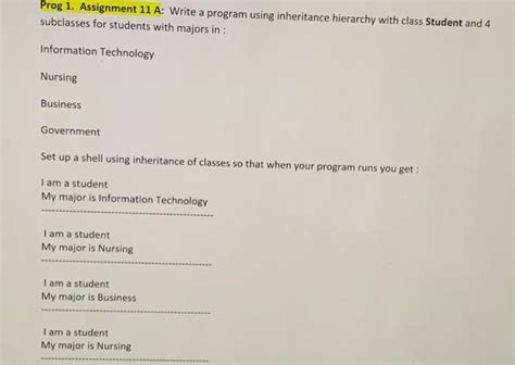 Solved Prog 1 Assignment 11 A Write A Program Using