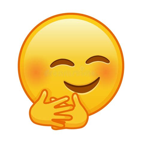 Hugs Emoji Large Size Of Yellow Emoji Smile Stock Vector Illustration Of Humor Mouth 269669248