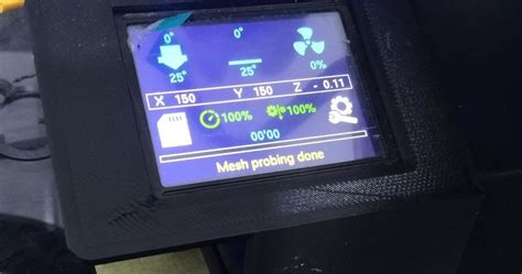 Kp5l Marlin Horizontal Lcd Mount Centered Margins By Omar Youns Download Free Stl Model