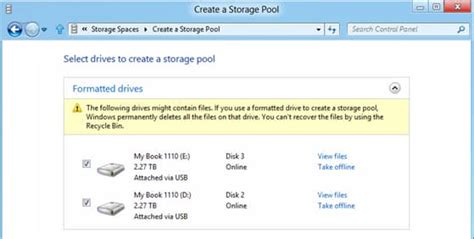 Tutorial How To Create A New Pool Of Storage Space In Windows 8 The Tech Journal