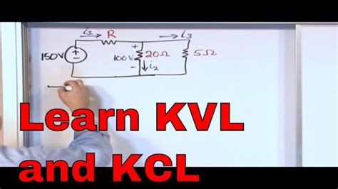 Kirchhoffs Laws In Circuit Analysis Kvl And Kcl Examples Kirchhoff