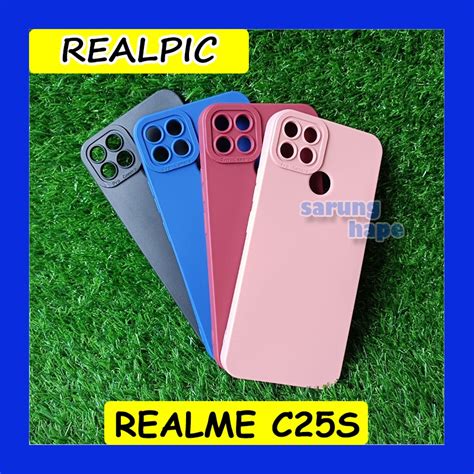 Realme C25s Case Colorful Matte Tpu Softcase Cover Casing Shopee