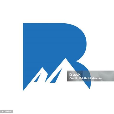 편지 B 마운트 로고 벡터 기호 산 자연 풍경 로고는 언덕 아이콘 및 템플릿과 결합 0명에 대한 스톡 벡터 아트 및 기타 이미지 0명 개념 건축 Istock