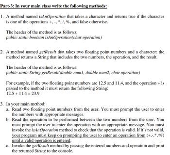 Answered Part 3 In Your Main Class Write The Bartleby