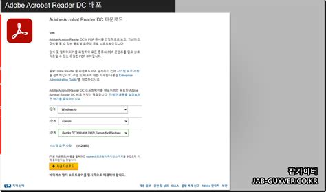 아크로뱃 리더 Dc 애플리케이션 초기화 오류 설치 방법