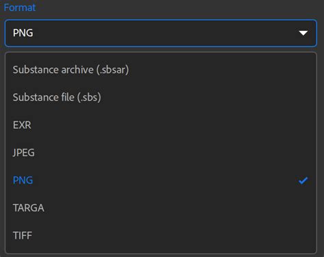 Export Window Substance 3d Sampler