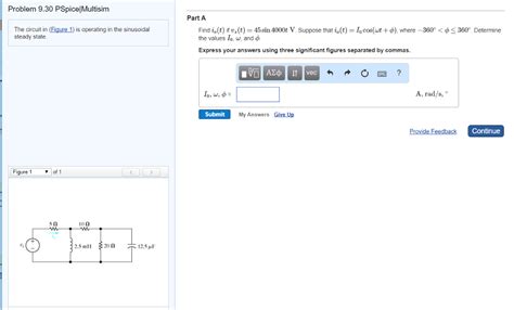 Solved Problem PSpicelMultisim Part A The Circuit In Chegg