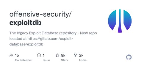 GitHub Offensive Security Exploitdb The Legacy Exploit Database