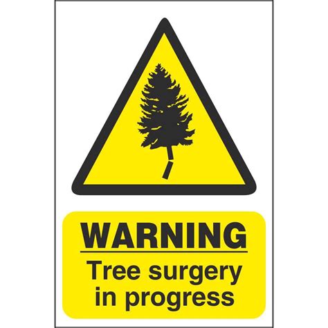 Warning Tree Surgery Signs Forestry Hazard Signs Ireland