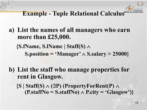 Ppt Minggu 3 Pertemuan 6 Relational Calculus Powerpoint Presentation