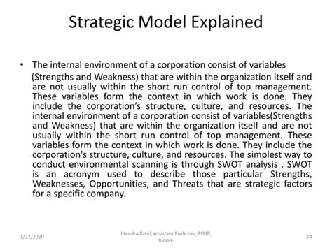 Strategic Management Definition Relevance Characterstics Level Approach Strategic