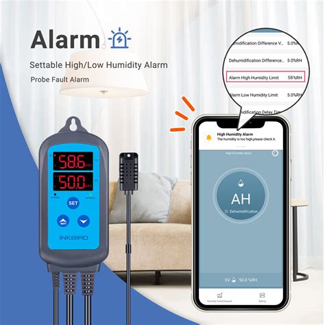 Inkbird Humidity Controller Ihc 200 Wifi Humidifier Dehumidifier Remote