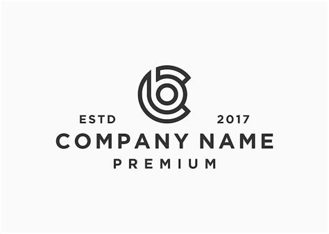 Premium Vector Letter Cb Circle Logo Design Vector Illustration Template